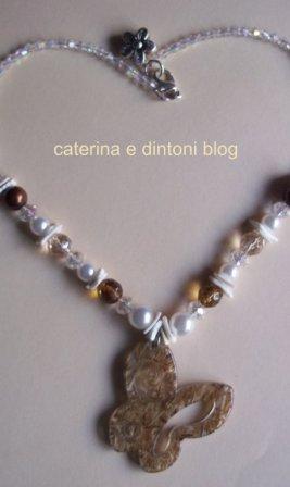 caterina e dintorni: Una farfalla ?? / Butterfly necklace