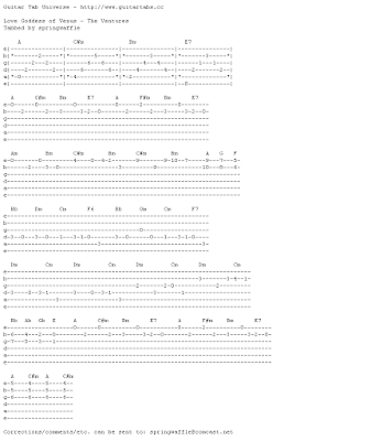 THE VENTURES FOREVER! blog : "LOVE GODDESS OF VENUS" Song (Don Wilson ...