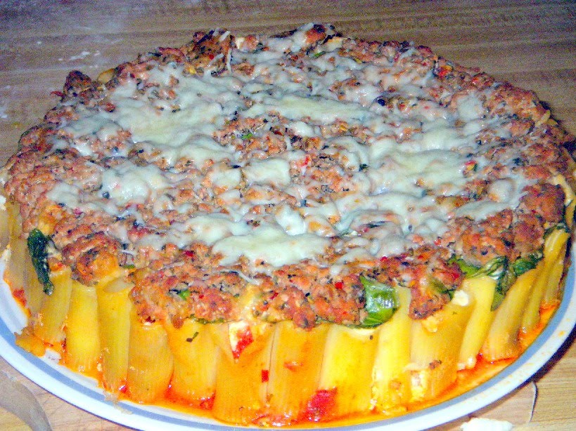 Year on the Grill: PASTA CAKE