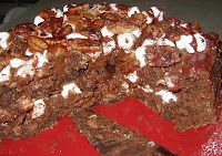 Year on the Grill: HEAVENLY HASH CAKE - A Chocolate Pecan Cake with ...