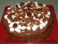 Year on the Grill: HEAVENLY HASH CAKE - A Chocolate Pecan Cake with ...