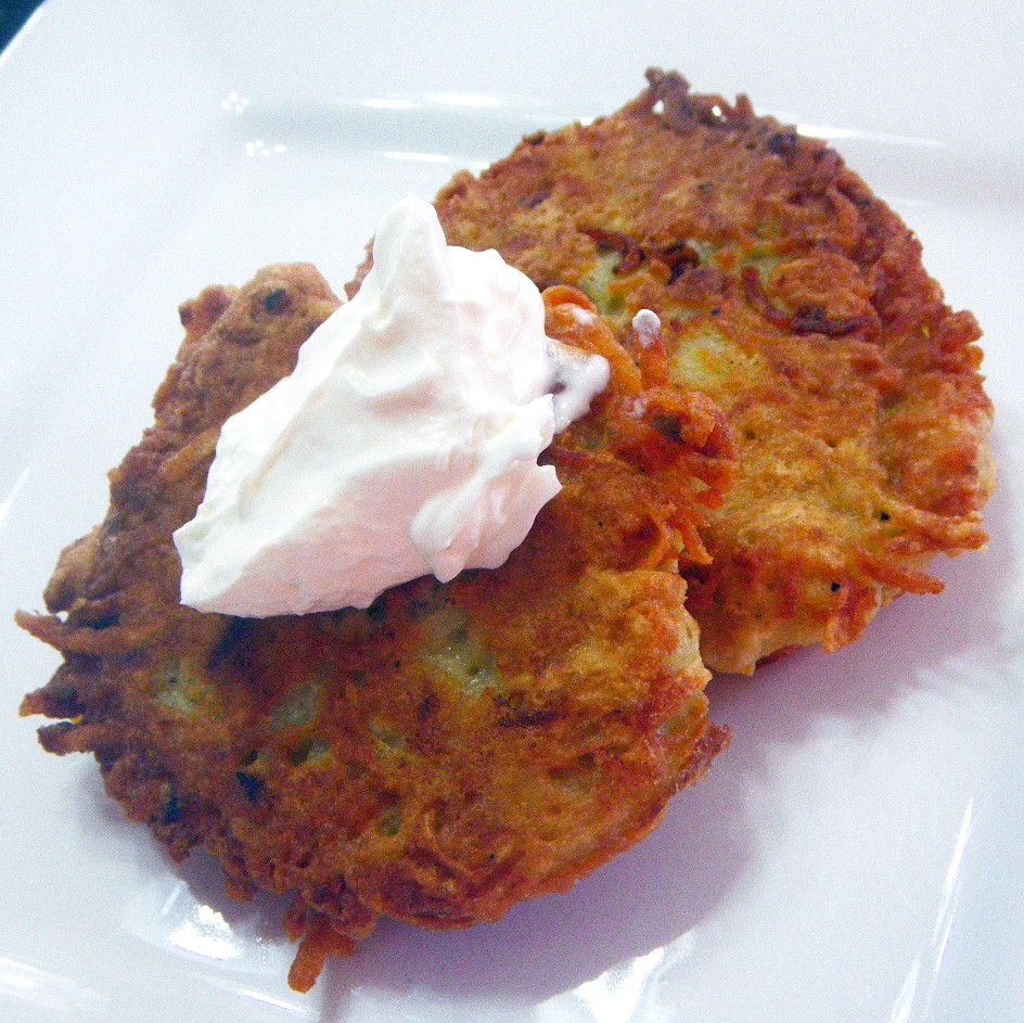 Year on the Grill: Latkas for Dinner... why not???