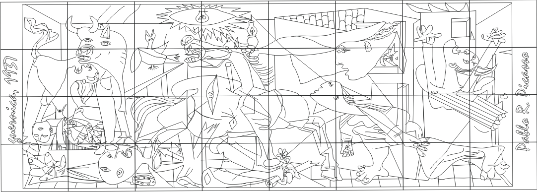 La Hora del Arte, by Lolita Chiq: 3ºESO, EL COLOR CON EL GUERNICA