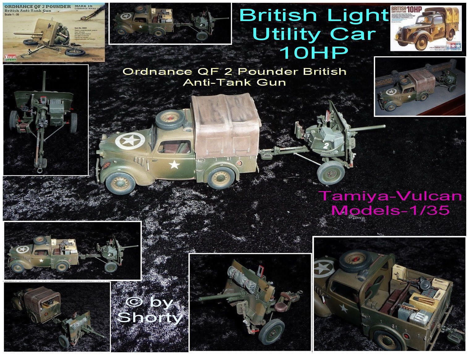 Shorty-Production: British Light Utility Car 10HP-Ordnance QF 2 Pounder ...