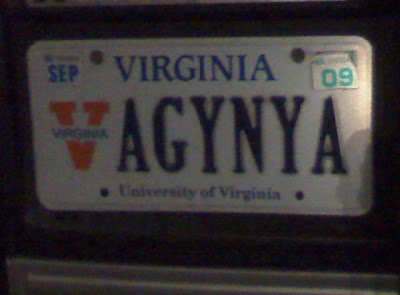 Vanity Plates: Creepiness in 8 Characters or Less: That's a funny ...