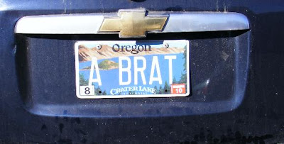 Vanity Plates: Creepiness in 8 Characters or Less: I'm not spoiled ...