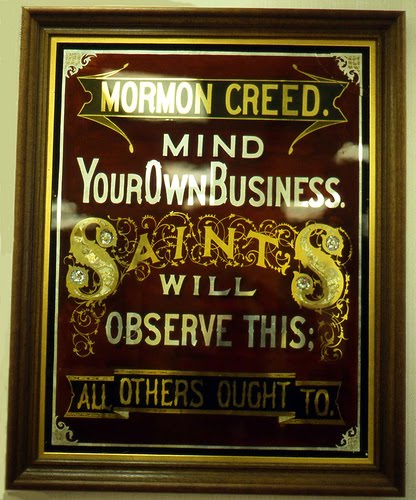 Mormons are silly: The Mormon Creed