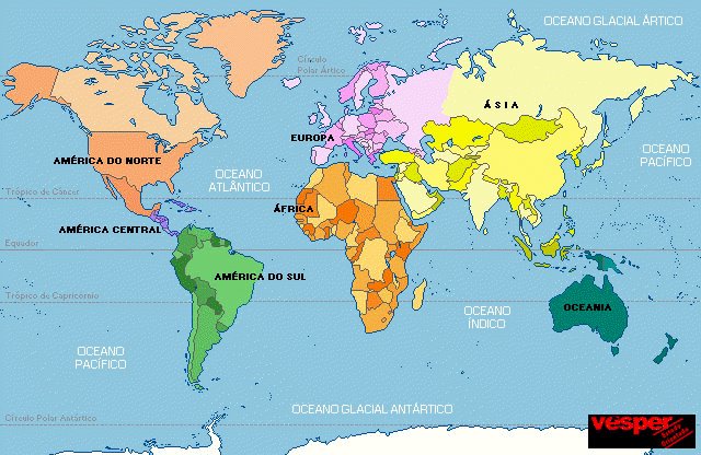 Mapamundi continentes y paises - Imagui