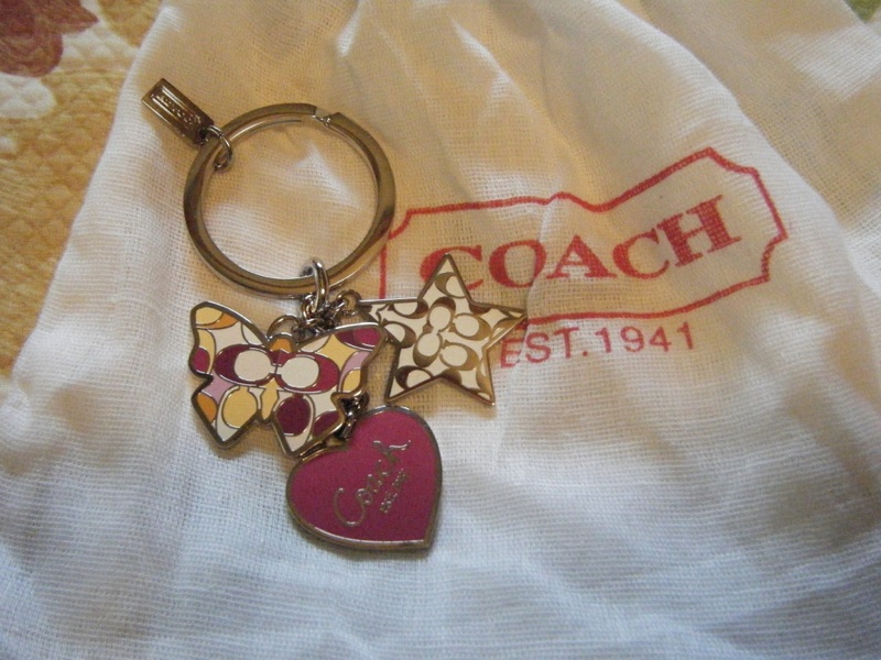 Mamahana's Boutique: Coach Butterfly, Star & Heart Key Ring BN With ...