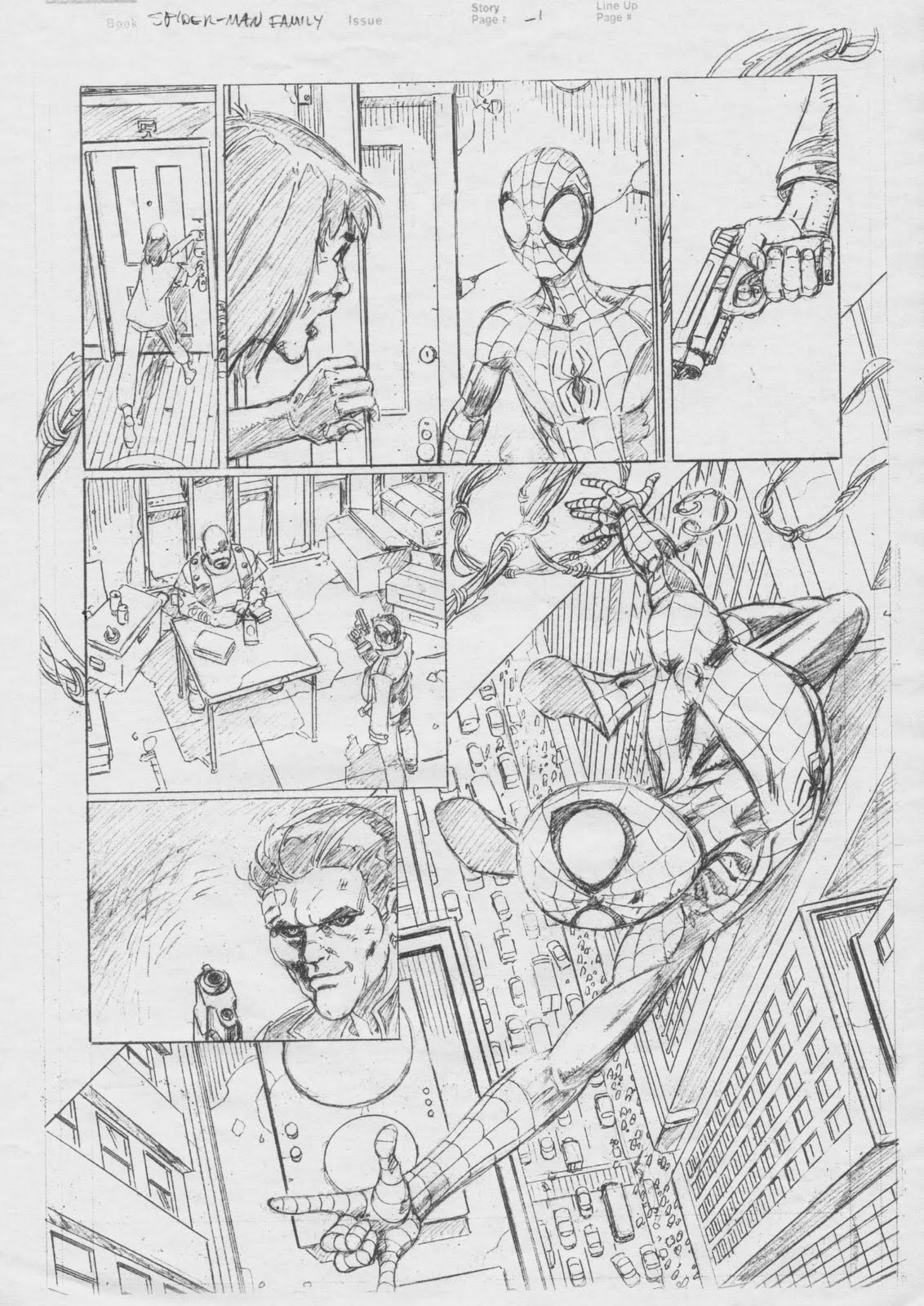 Lee Townsend Inking.Com: Marvel: Sample Ink Pages #2