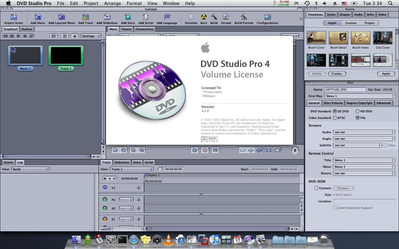 SUTCLIFFE MOTION GRAPHICS: Lynda.com:DVD Studio Pro 4 Essential Training