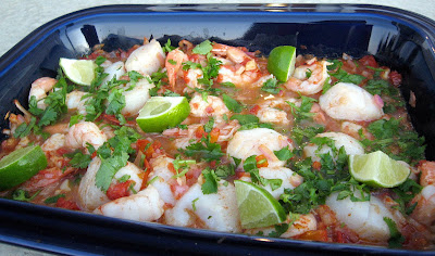 Roasted Sea Scallops (Shrimp) Galician (Mexican) Style - The Spiced Life