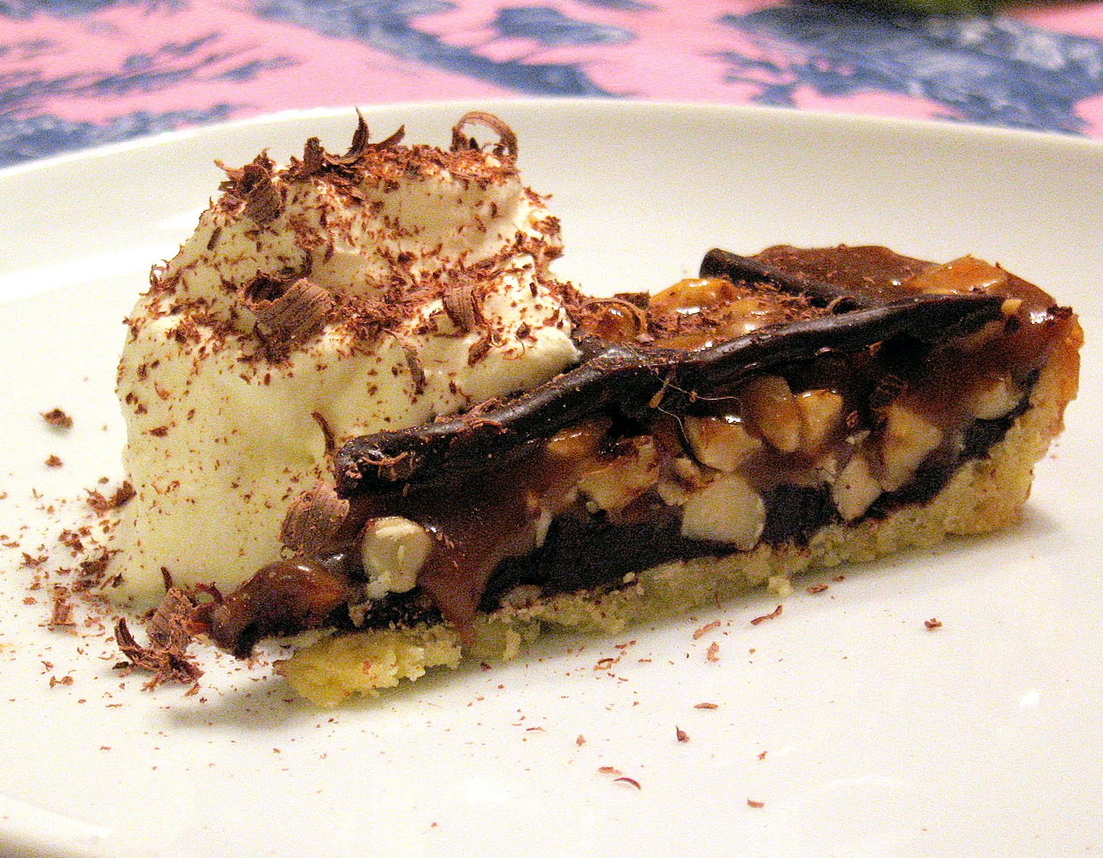Chocolate Caramel Hazelnut Tart - The Spiced Life