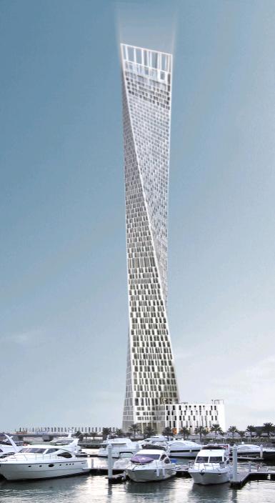 Resedential Tower: Infinity Tower in Dubai - Arsitek Muda Indonesia