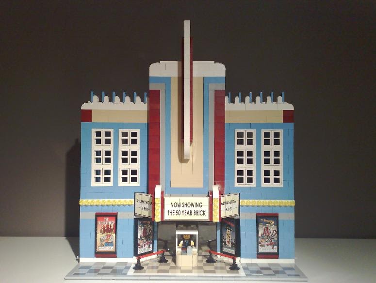 Brick Town Talk: 10184 Cinema Modification - LEGO Town, Architecture ...
