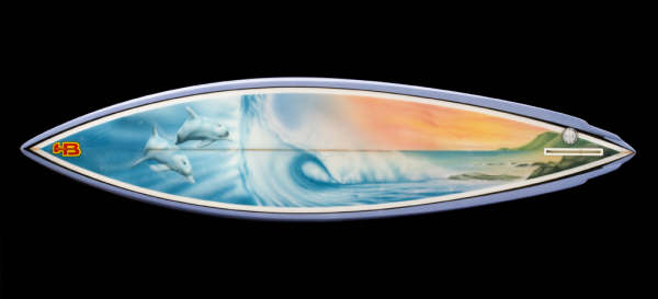 Double Wing Flyer: Surfboard Design | Double Wing Pin Single Fin