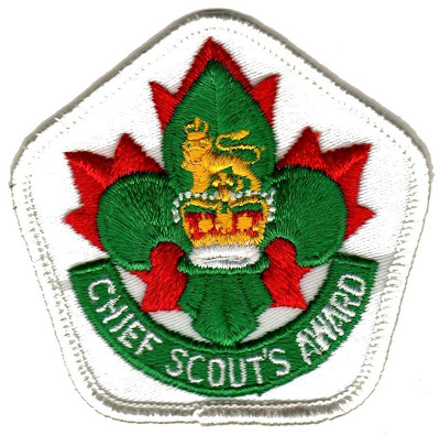 HIGHEST RANKS FROM AROUND THE WORLD: CANADA CHIEF SCOUT AWARD BADGES