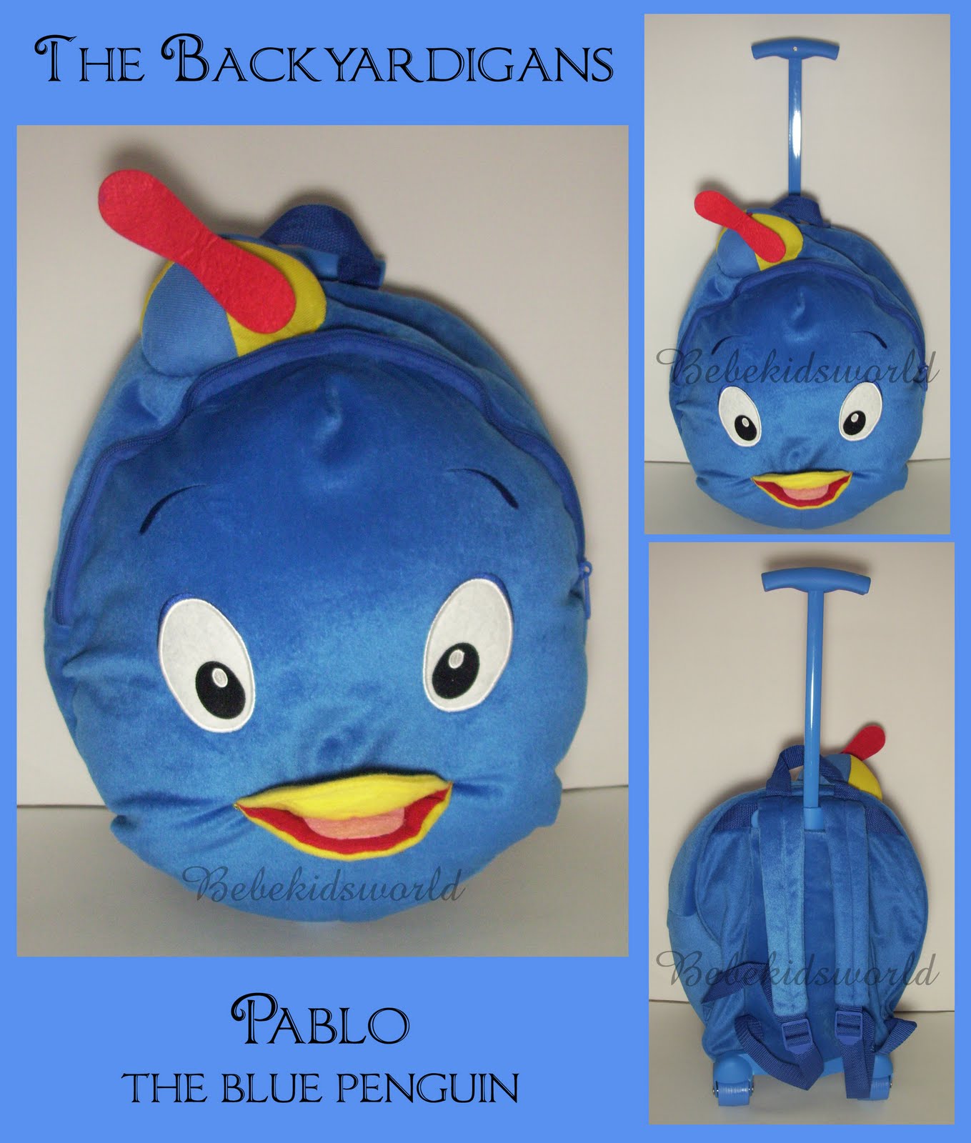 Bebekidsworld: Backyardigans Trolley Backpack - Uniqua, Pablo, Tasya ...