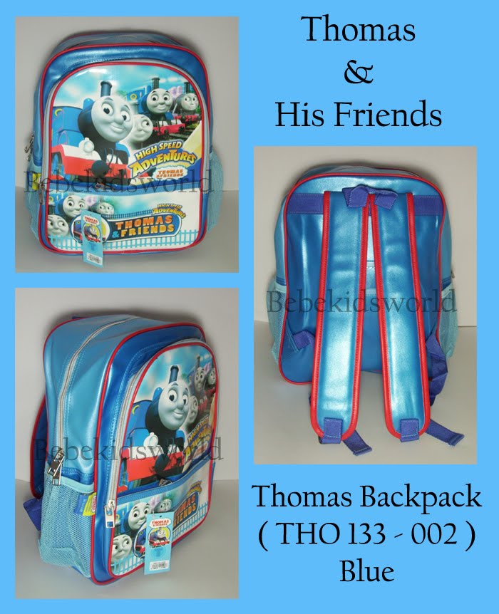 Bebekidsworld: Thomas Backpack Blue, Red, and Yellow ( THO 133 )