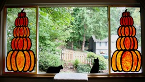 Pine Creek Style: Fall Painting on Windows