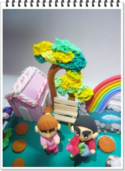 Pinky Craft: Shin Chan and Nene in the Garden