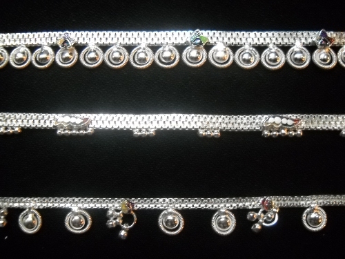 payal design: .....................S.L.PAYAL.SILVER ANKLETS