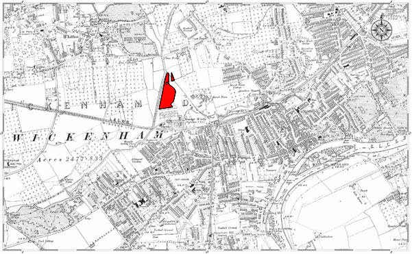 rutc-architecture09-0800524: Maps of Twickenham from history