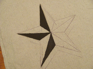 Inspiring Creativeness: Painted Star Tutortial