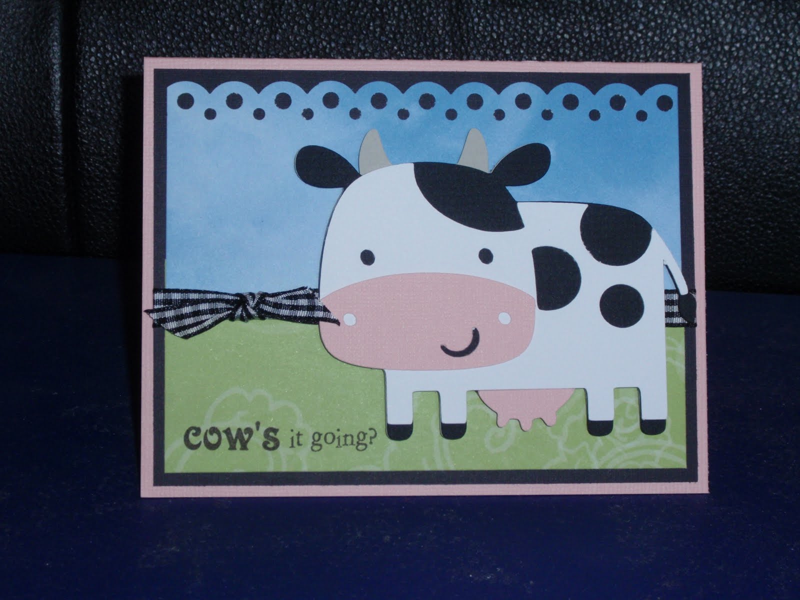 Cute Cards and Crafts by Jamie: Udderly Amazing- Cow cards!