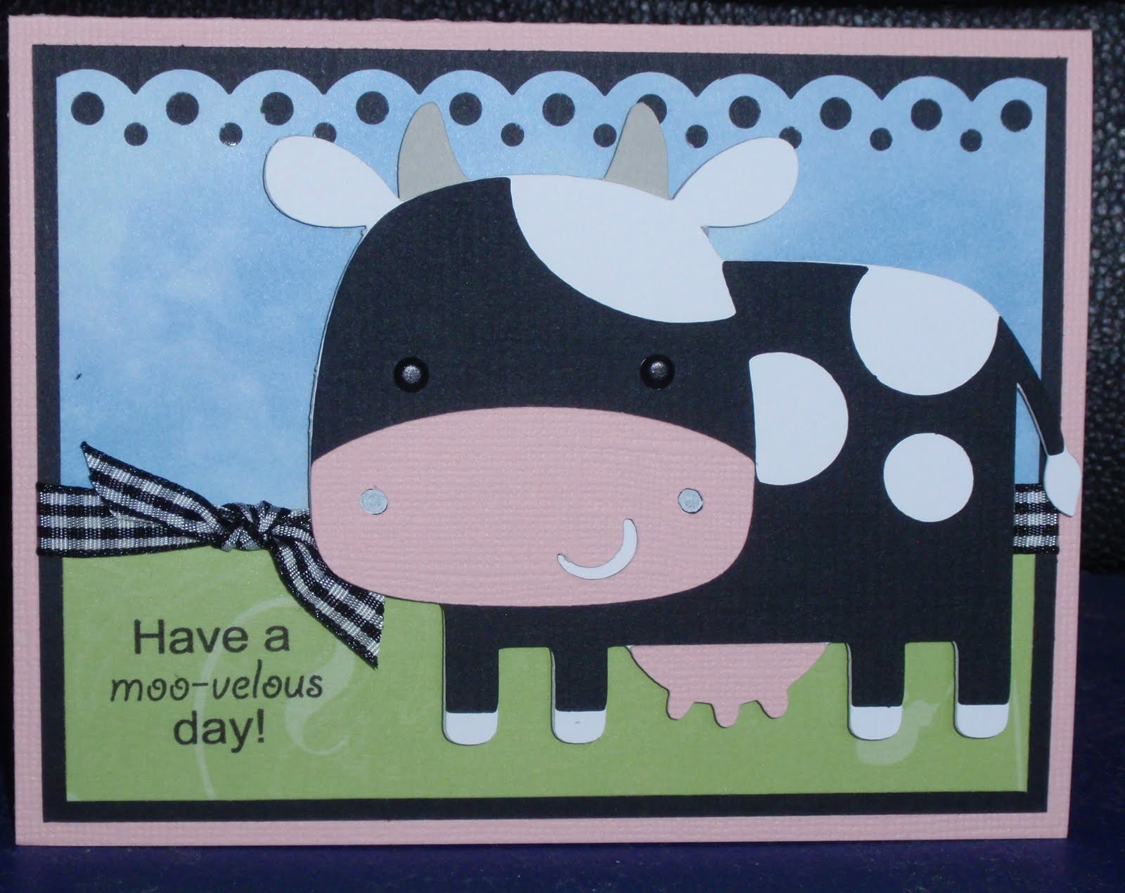Cute Cards and Crafts by Jamie: Udderly Amazing- Cow cards!