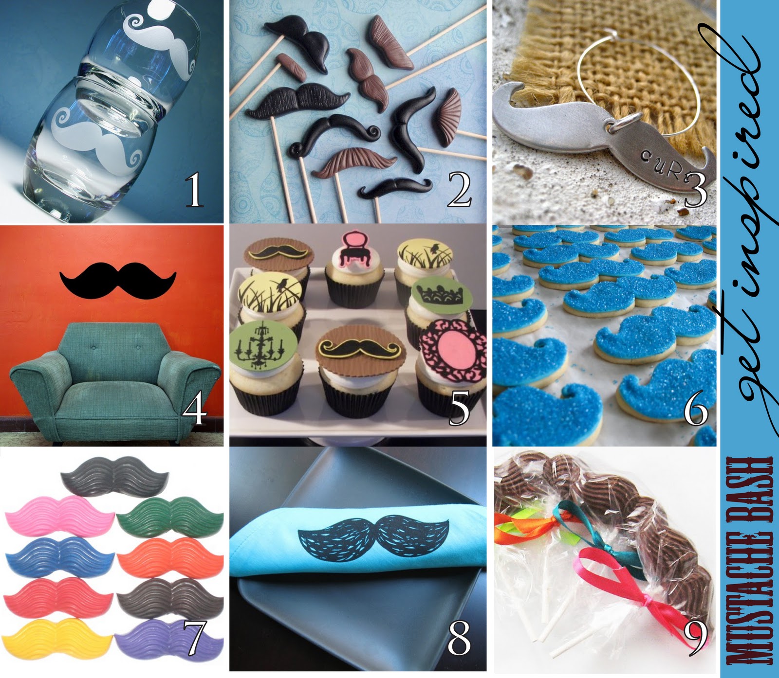Inspiration Board: A Mustache Bash! - Itsy Belle