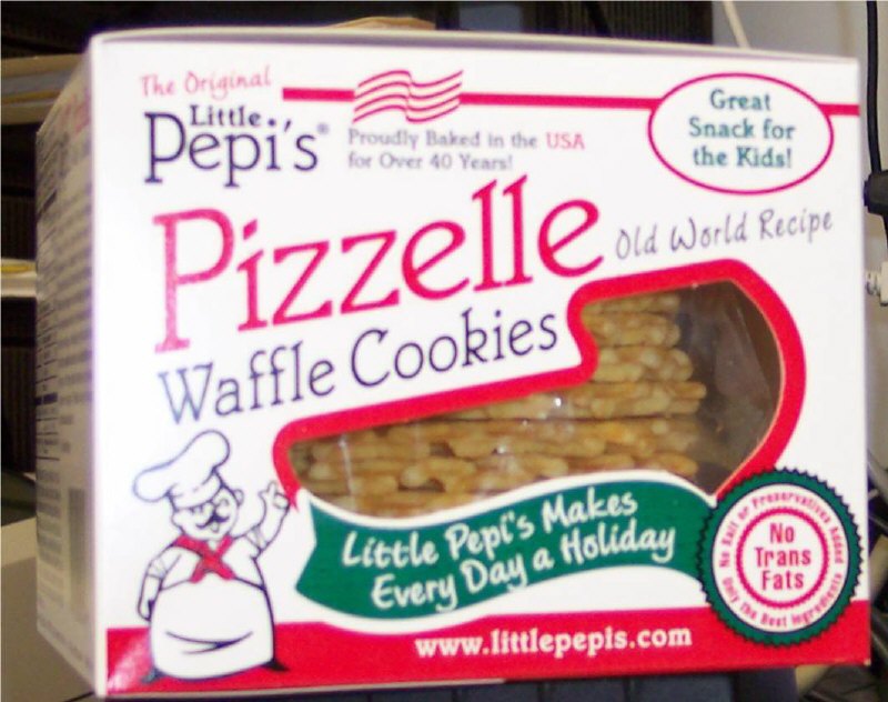 Fission Spaghetti: Monday Munchies - Little Pepi's Pizzelle