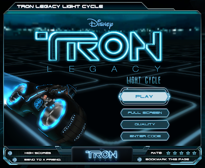 Unity Web Games: TRON: LEGACY Light Cycle