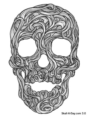 Swirly Skull