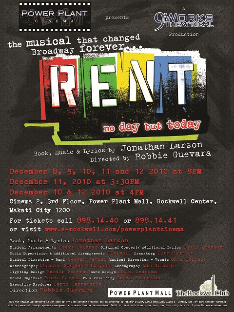 My Movie Manila: Rent, The Musical Celebrates “Seasons of Love” at ...
