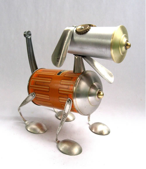 Whimsical World of Laura Bird: Artist Spotlight - Junk Robots