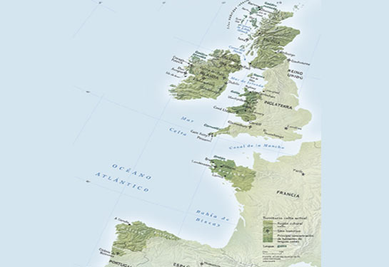 MUNDO CELTA: Mapas de los Países Celtas