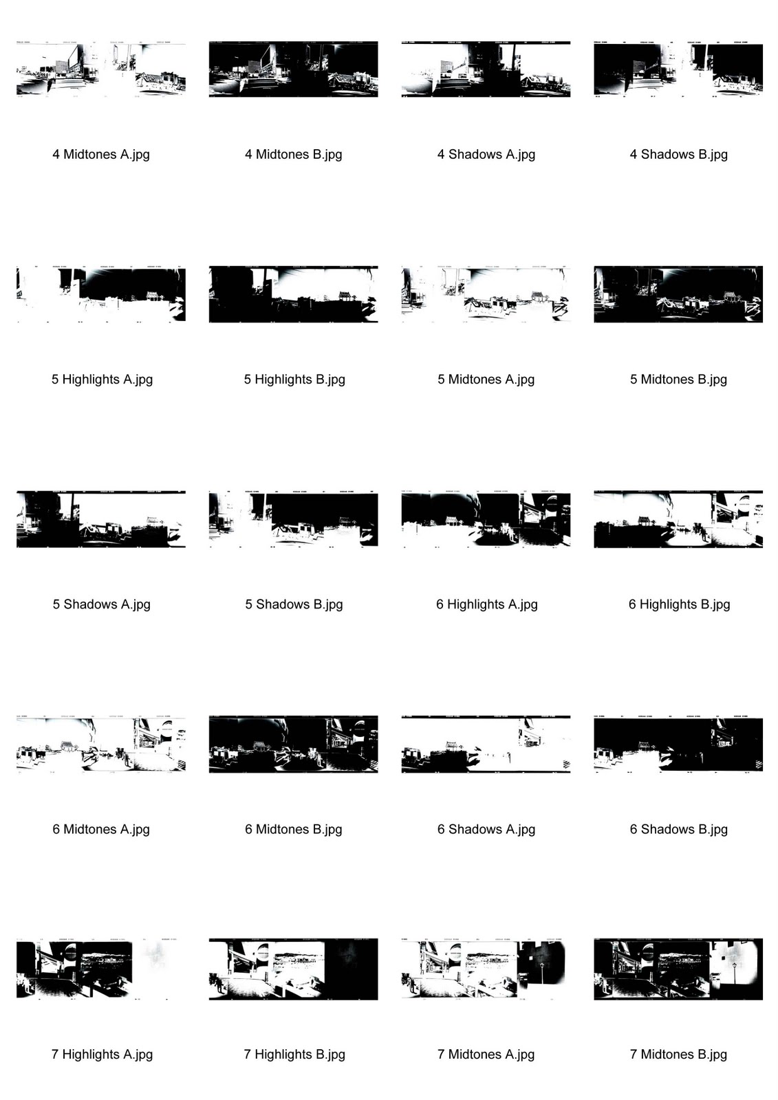 Extended Photographics: Highlights, Mid-tones and Shadows