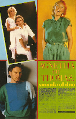 ABBA The Articles: Hitkrant, October 1982: Agnetha and Tomas: tasteful duo
