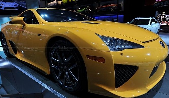 DETROIT 2011: ORANGE LEXUS LFA ~ All About Super Thunderspeed Cars