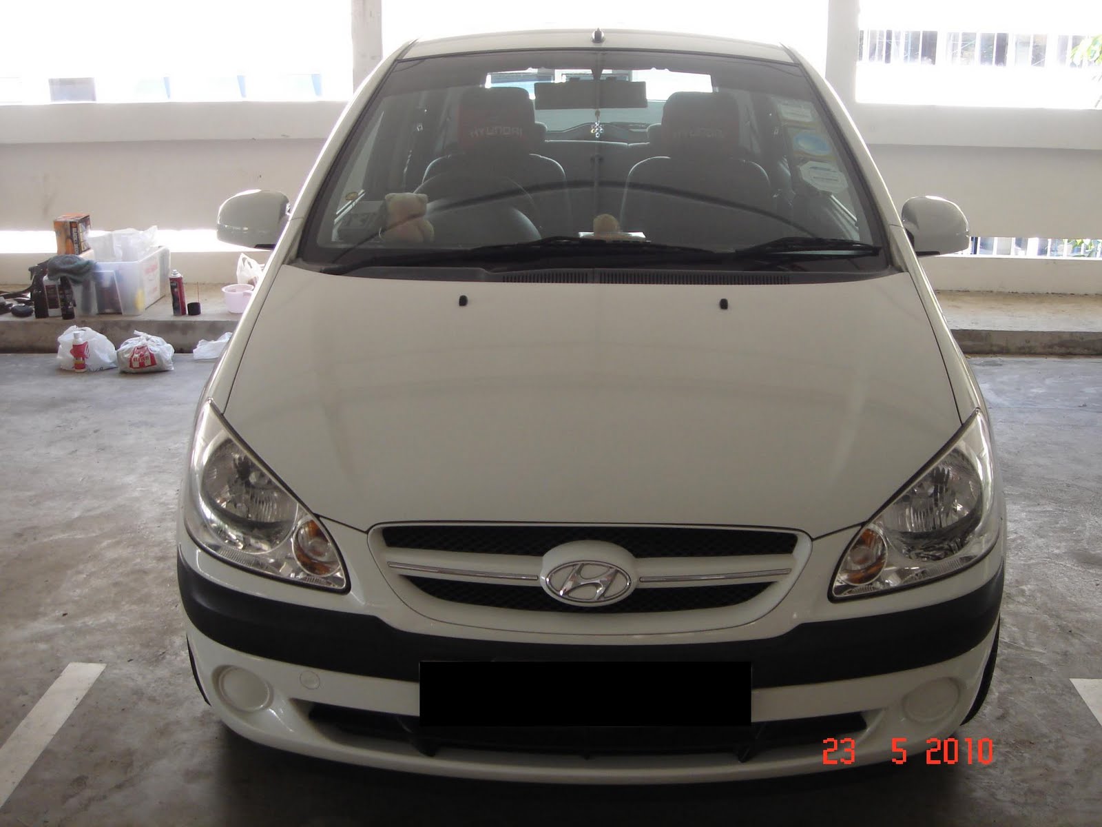 SAYEz Grooming: Hyundai Getz (White) 23/05/2010