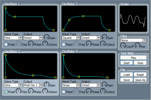 FM Synth W.I.P. - Nostatic Software Dev Blog