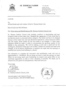 St Theresa Catholic Church, Lido Vanimo, Papua New Guinea: Letter from ...
