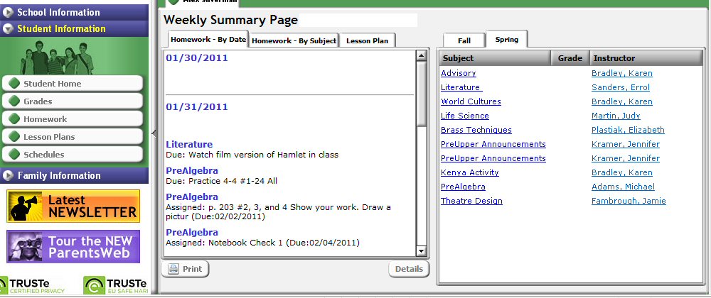 RenWeb Student/Parents