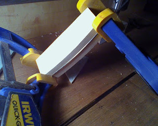 Making a Guitar: Fret wire Press and Bending Block