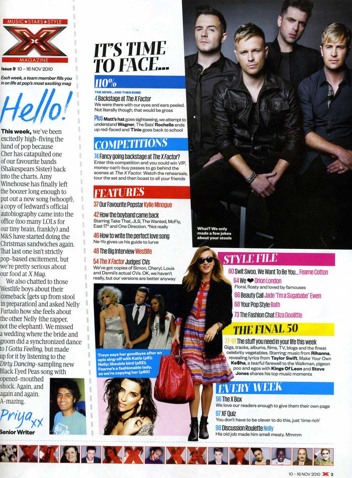 leanneedwards: LIIAR analysis of existing music magazines-X Factor Magazine