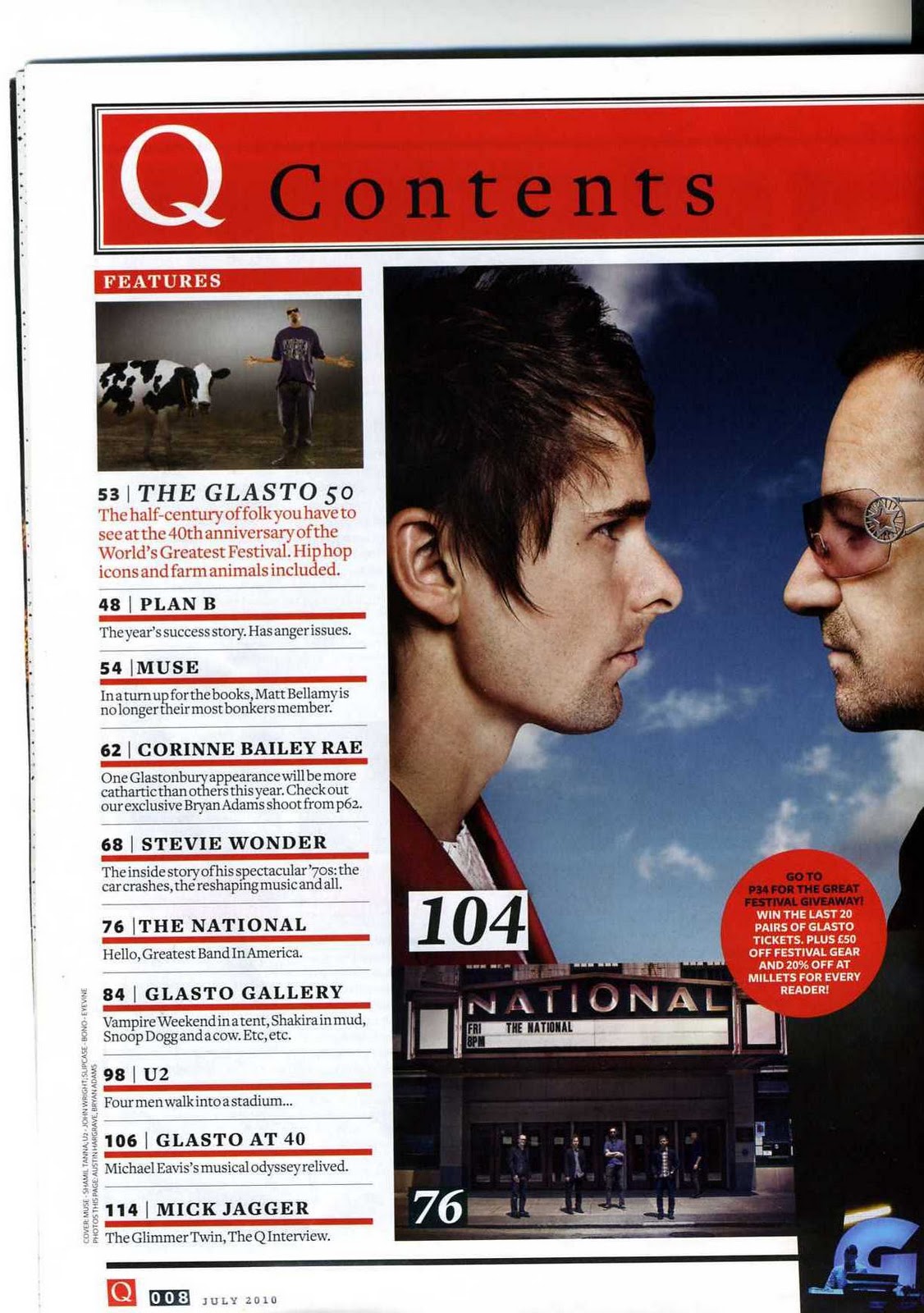 leanneedwards: LIIAR analysis of existing music magazines-Q Magazine