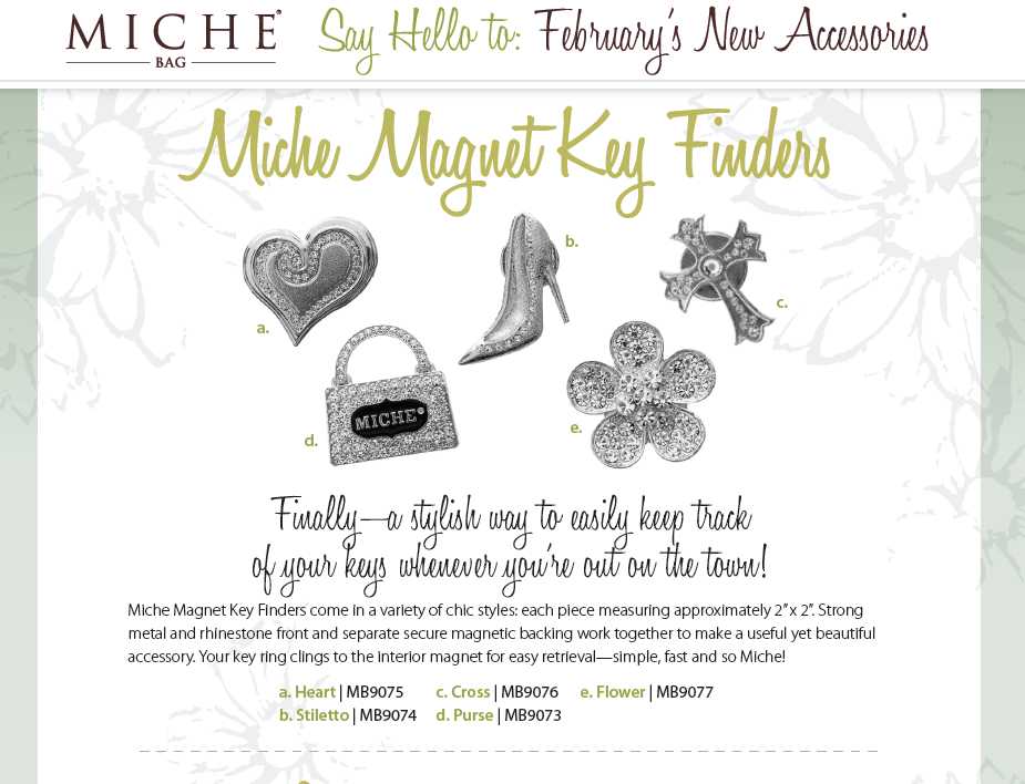 Retired Miche: Miche Bag Magnet Key Finders ♥