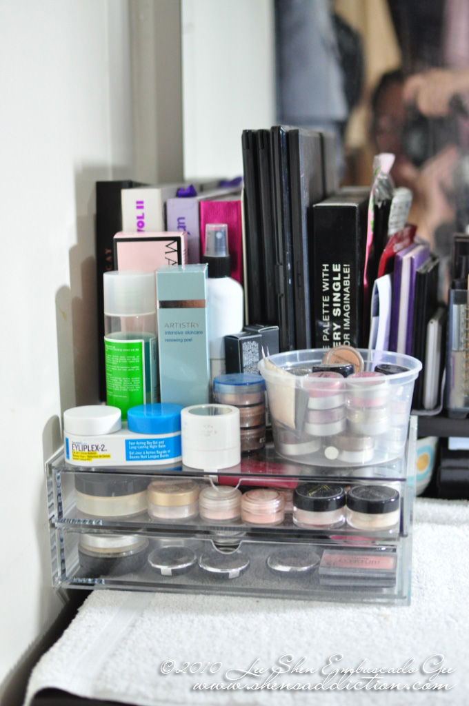Muji Acrylic Organizer and My Vanity Table. - Shen's Addiction