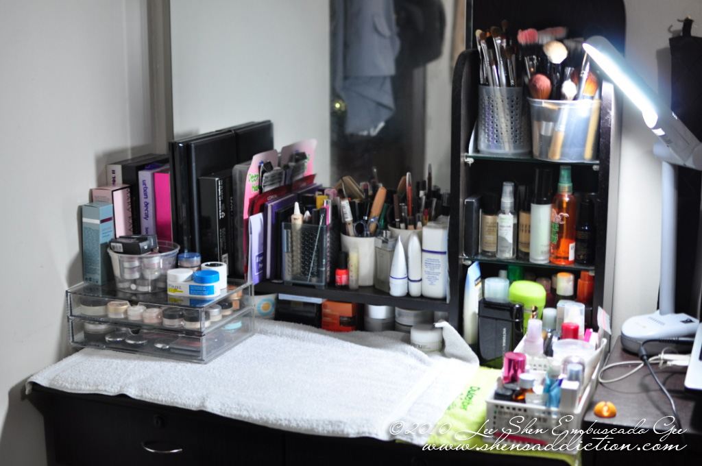 Muji Acrylic Organizer and My Vanity Table. - Shen's Addiction